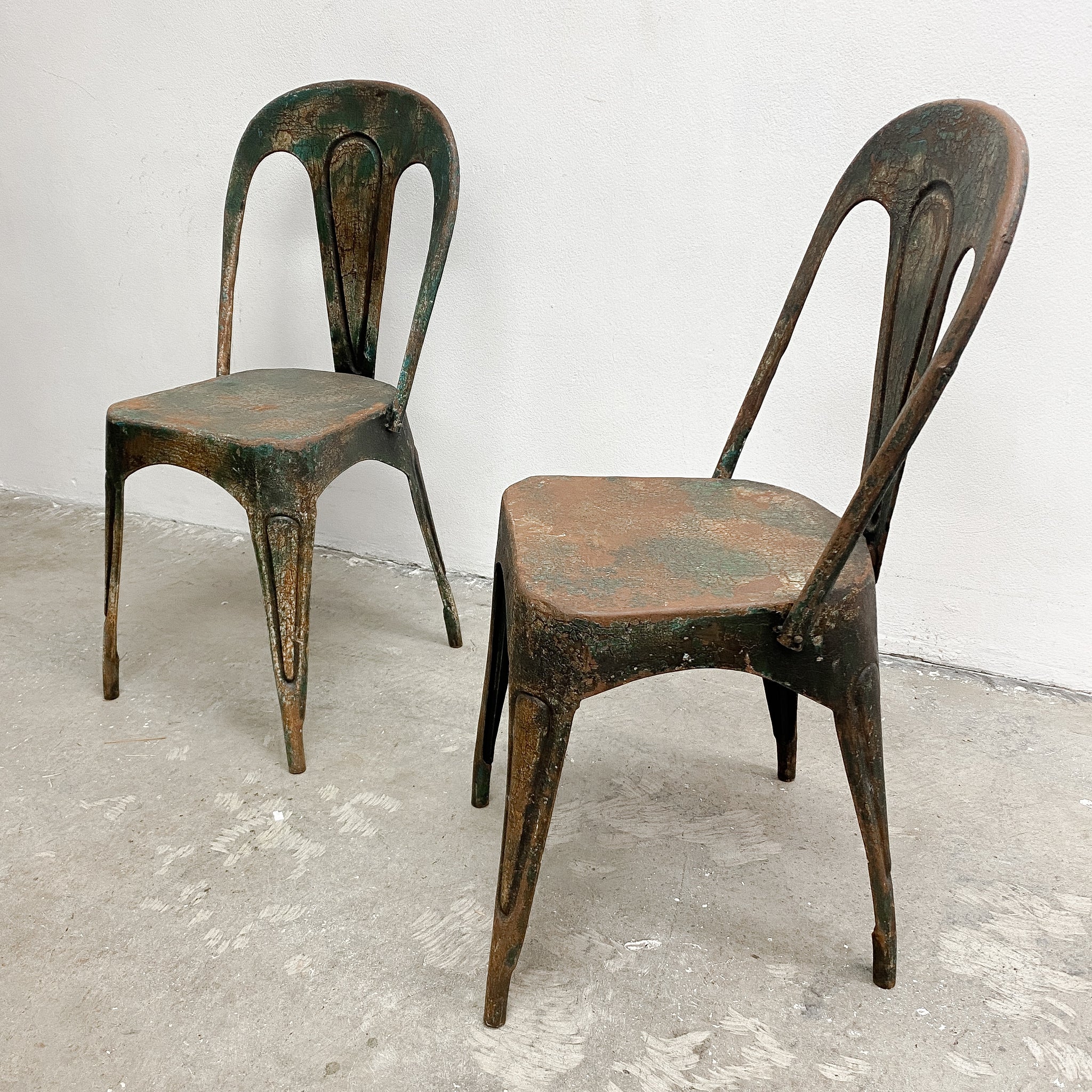 Set 8 Tolix Style Industrial Cafe Dining Chairs by Le Forge Sydney– The ...