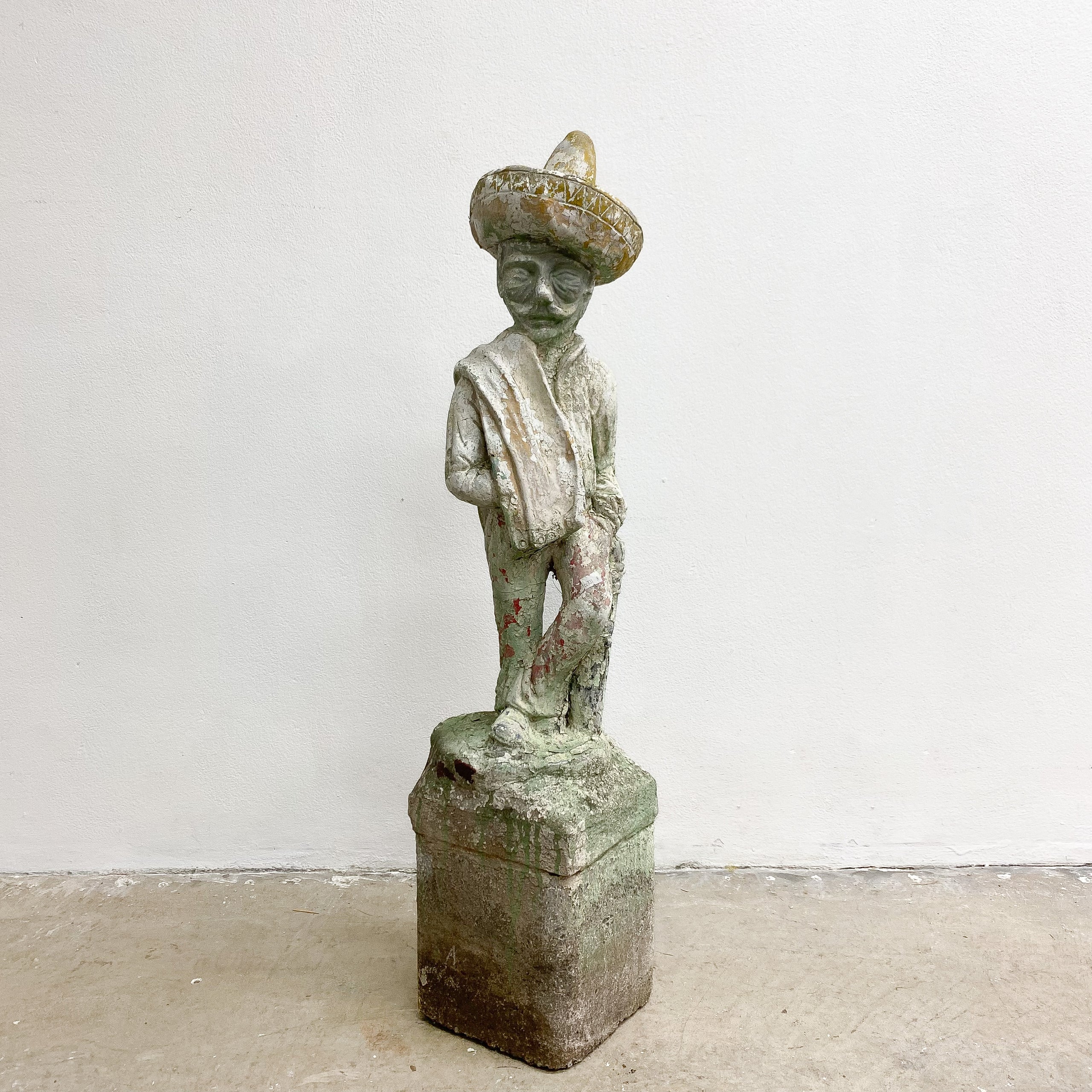 Mid Century Concrete Mexican Garden Statue – The Design Ark