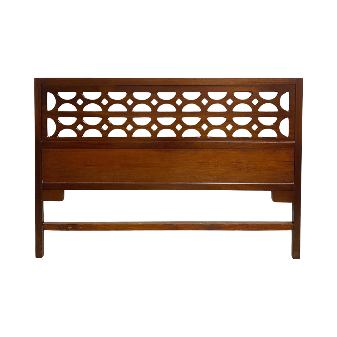 Mid Century Fretwork Double Bedhead By Avalon – The Design Ark
