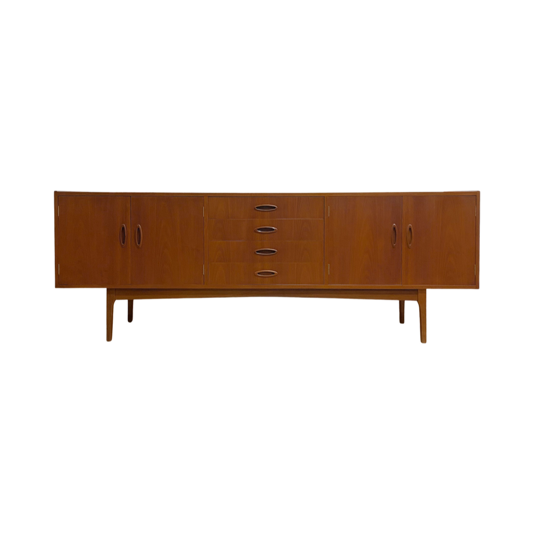Mid Century FLER 64 Teak Sideboard - Restored– The Design Ark