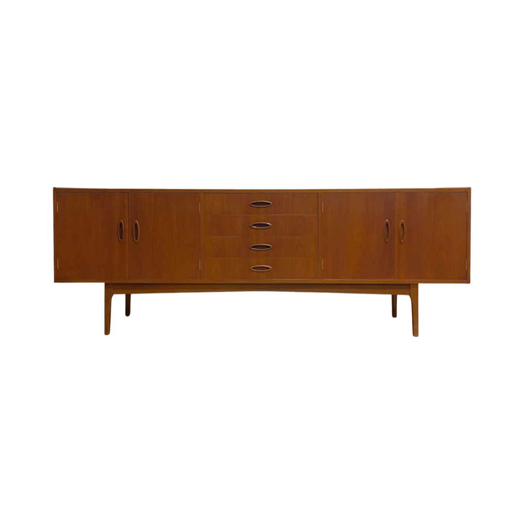 Mid Century FLER 64 Teak Sideboard - Restored – The Design Ark