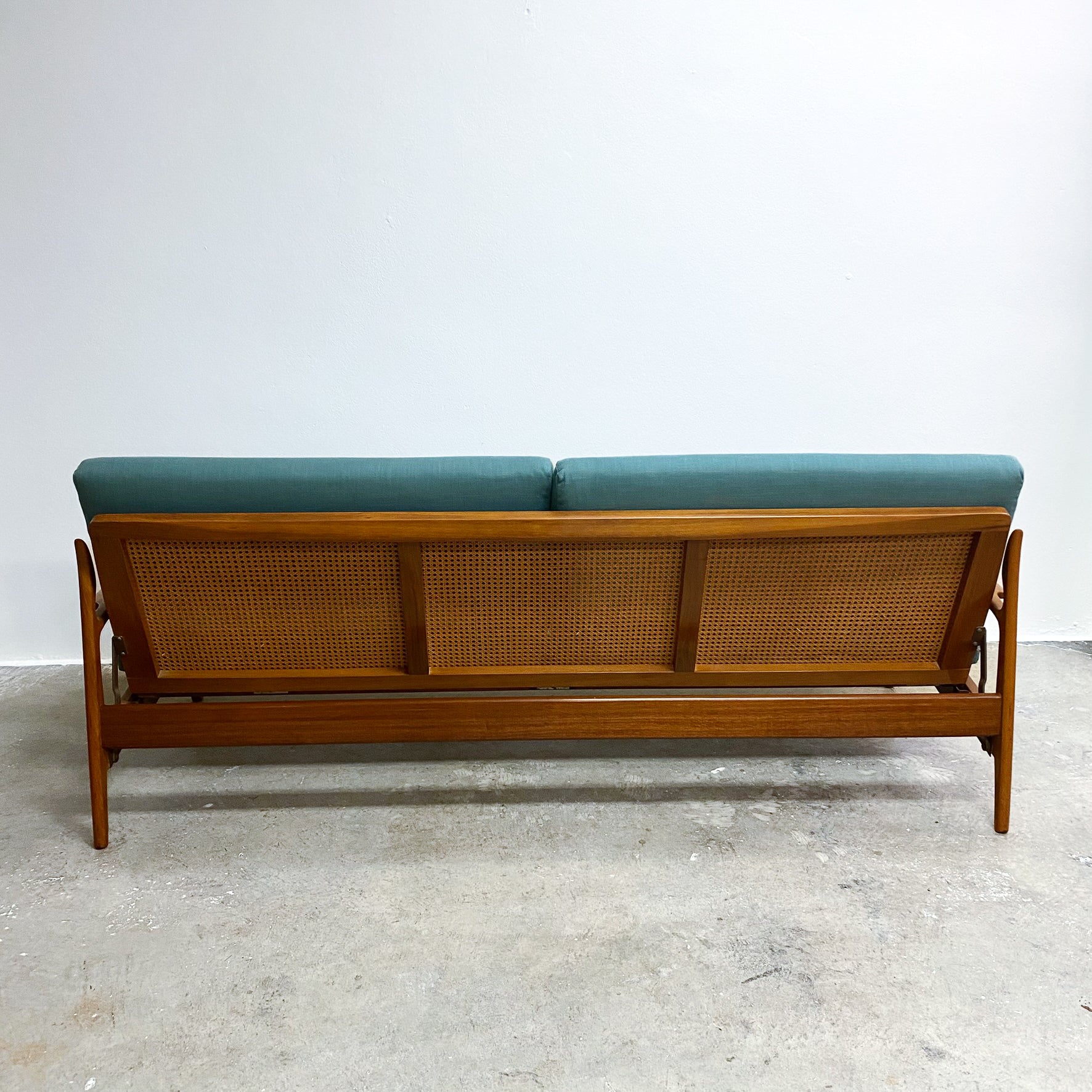 Mid Century Fler 'Narvik' 3 Seater Folding Sofa Daybed - New Upholster ...