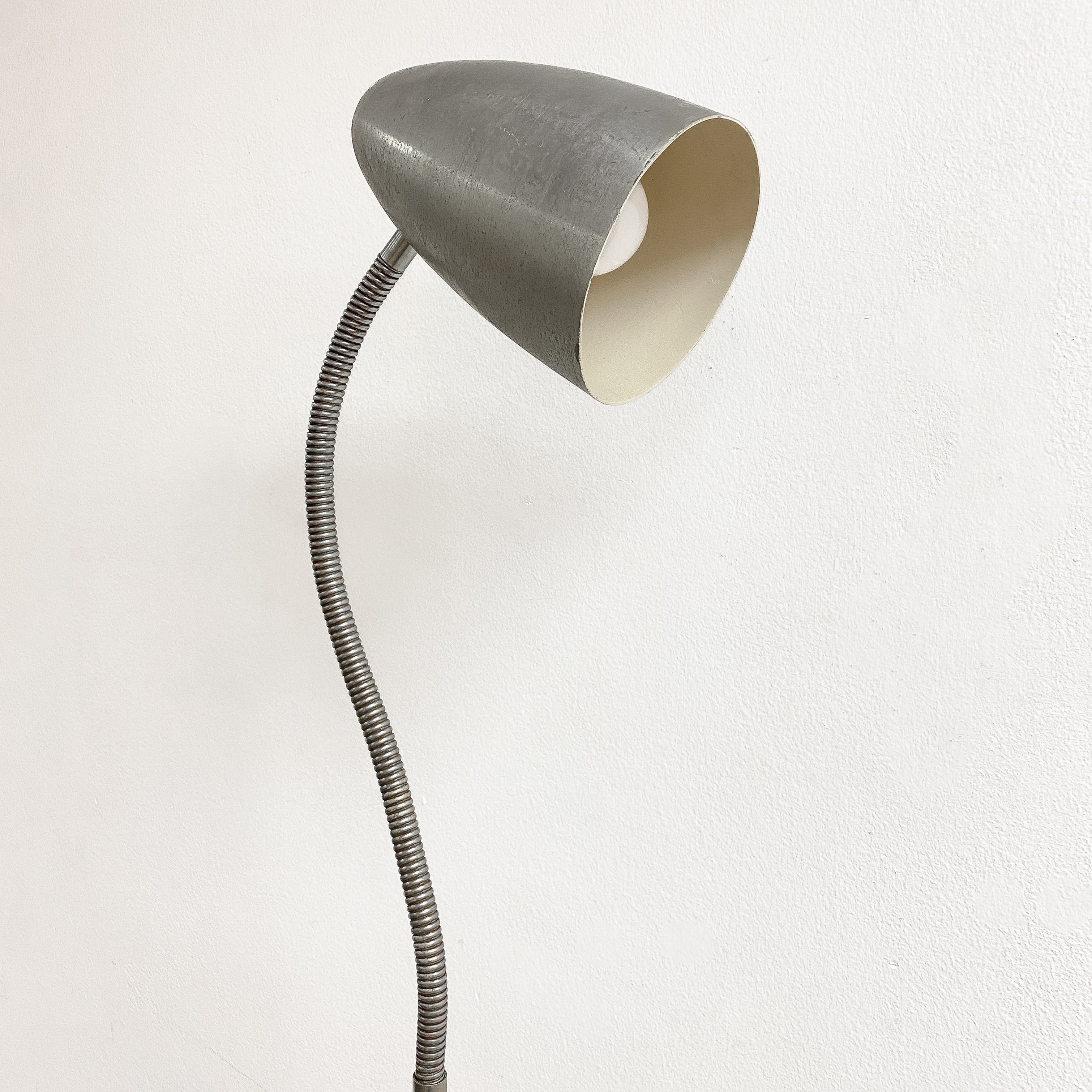Mid Century Goose Neck Bullet Shade Floor Lamp– The Design Ark