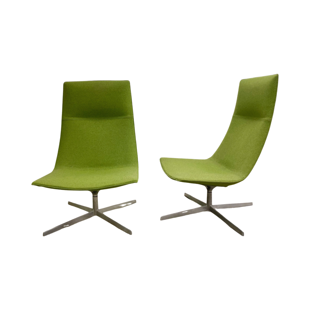 Italian Arper Catifa 70 Swivel Lounge Chair - 2x Available – The Design Ark