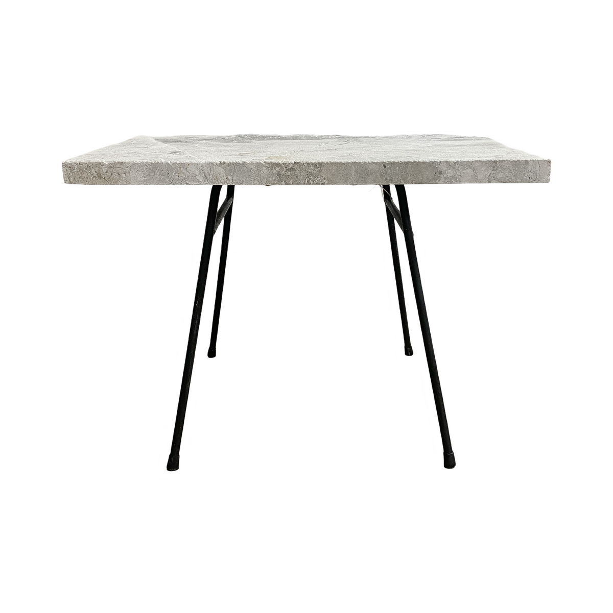 Stone Top And Wrought Iron Side Tables – The Design Ark