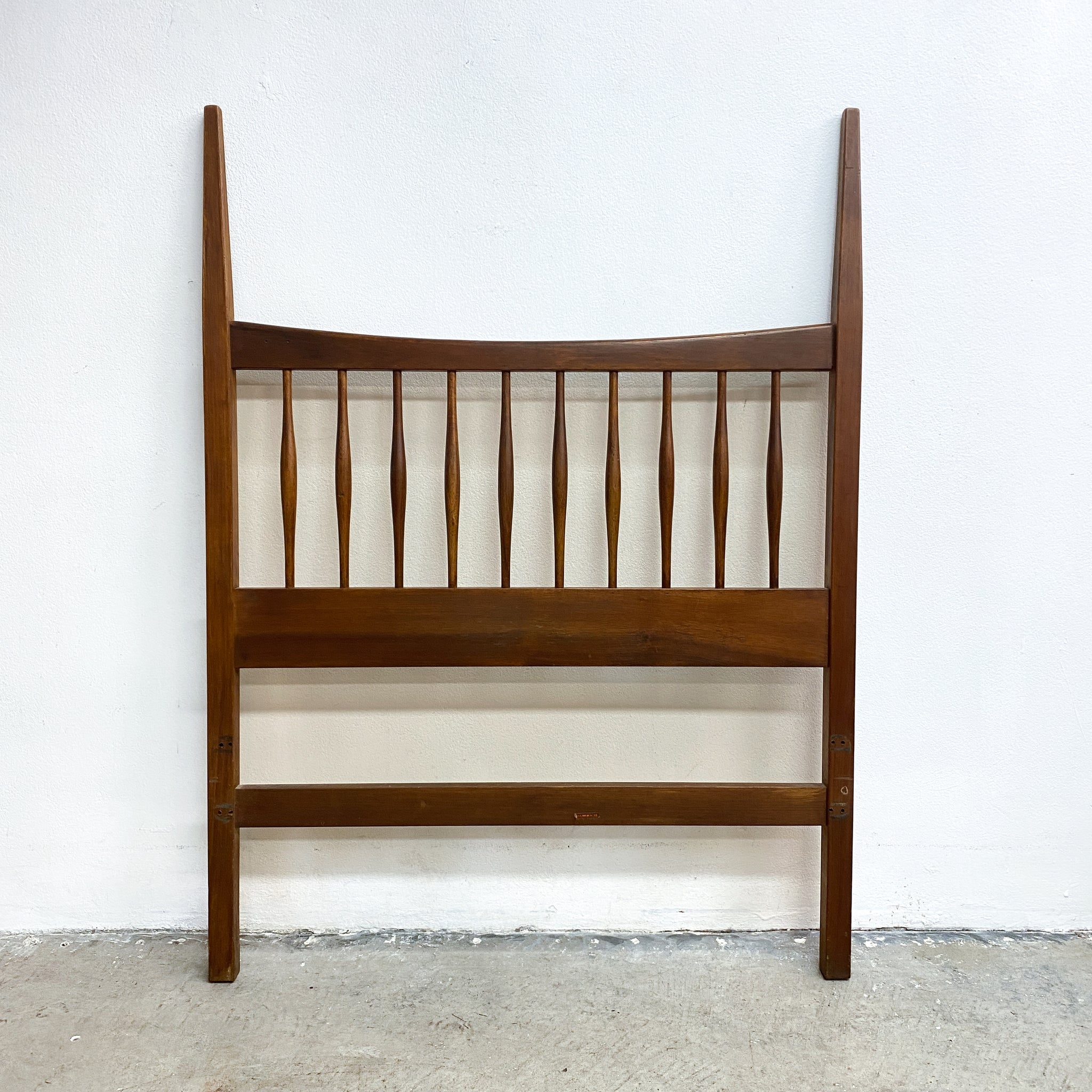 Parker Mid Century Teak Single Bed Head– The Design Ark