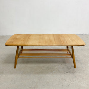 Restored 1970s Mid Century Solid Elm Ercol Coffee Table– The Design Ark