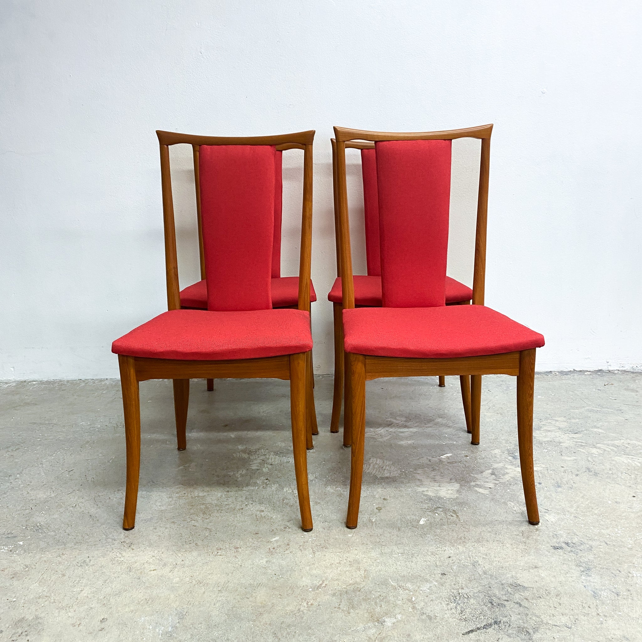 Set of 4 Parker Mid Century T-Back Dining Chairs– The Design Ark