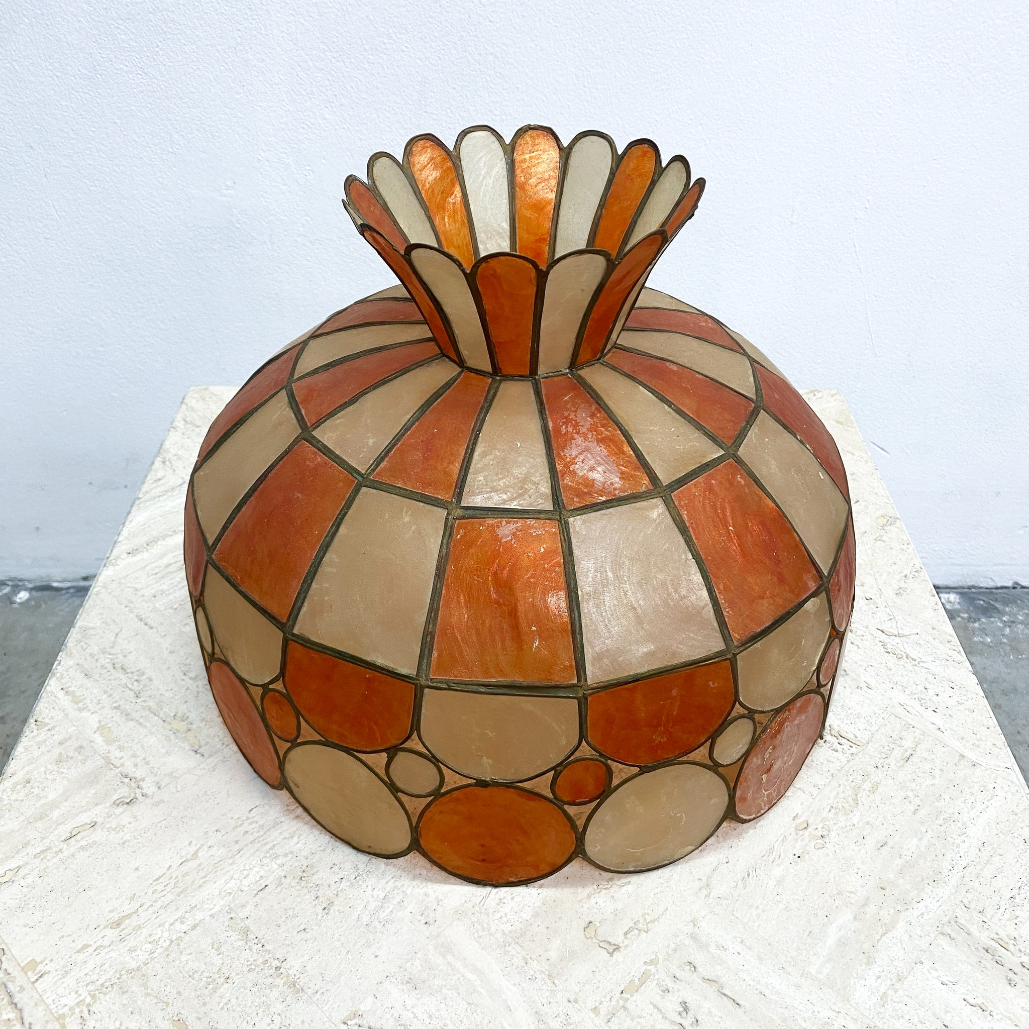 Vintage Capiz Shell Ceiling Light Shade– The Design Ark