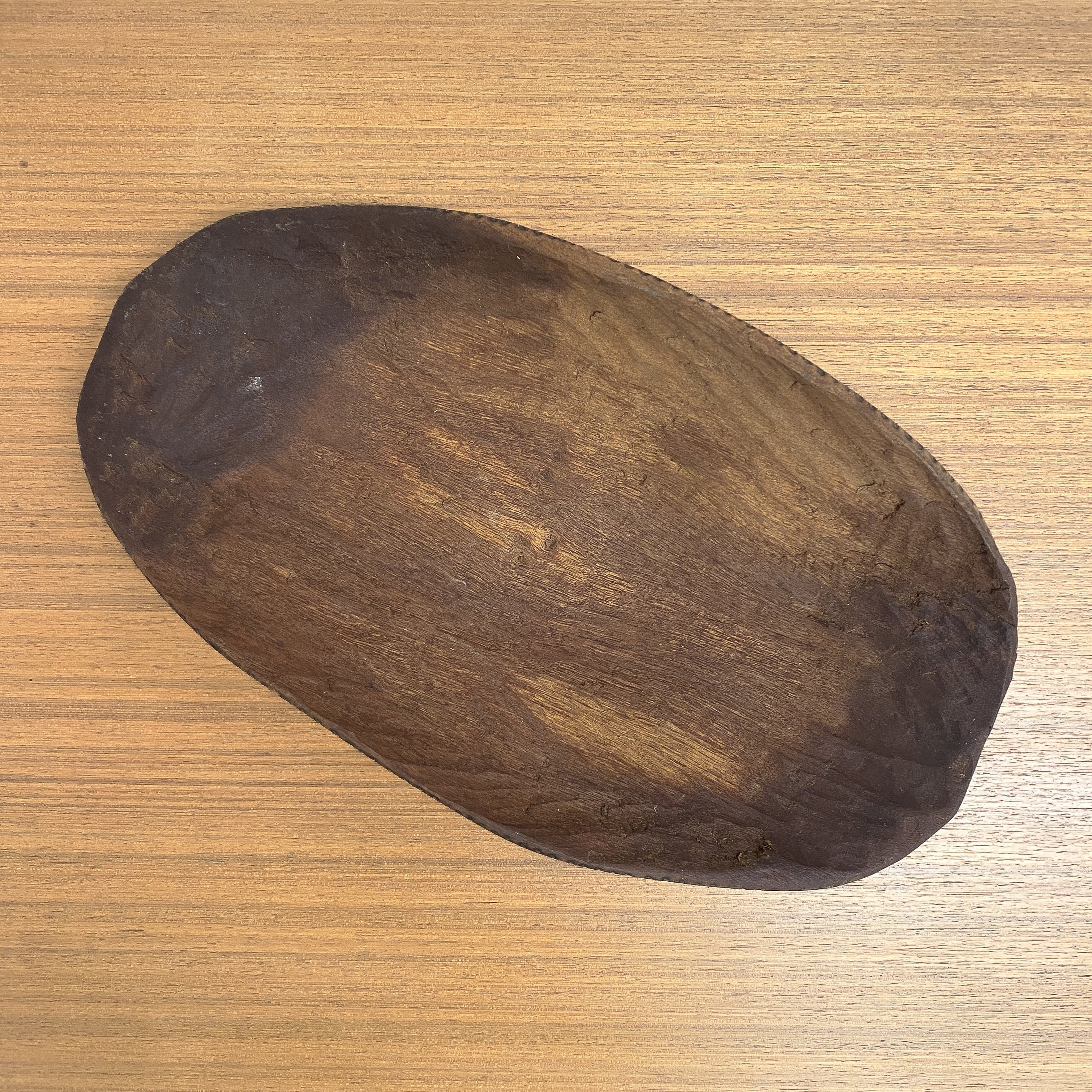 Vintage Hand Carved Wooden Pokerwork Coolamon Bowl– The Design Ark