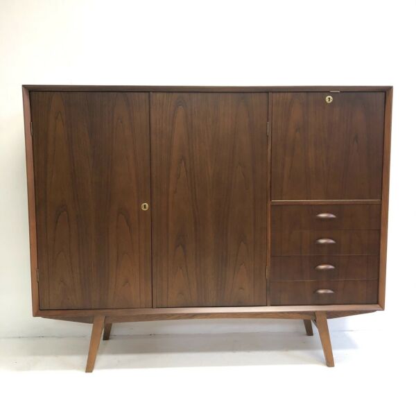 Danish Mid Century Fully Restored High Board – The Design Ark