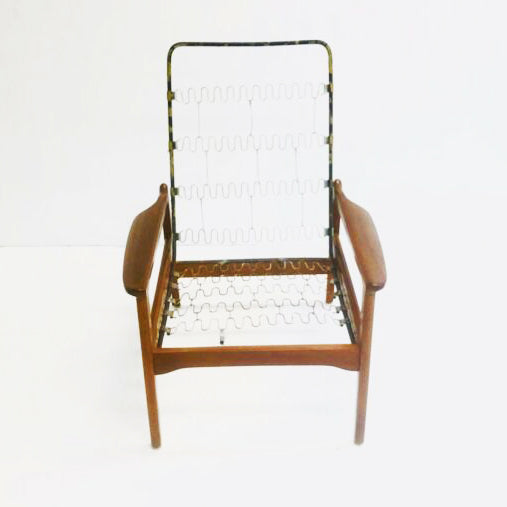 FLER Flermark Arm Chair -restored and reupholstered– The Design Ark