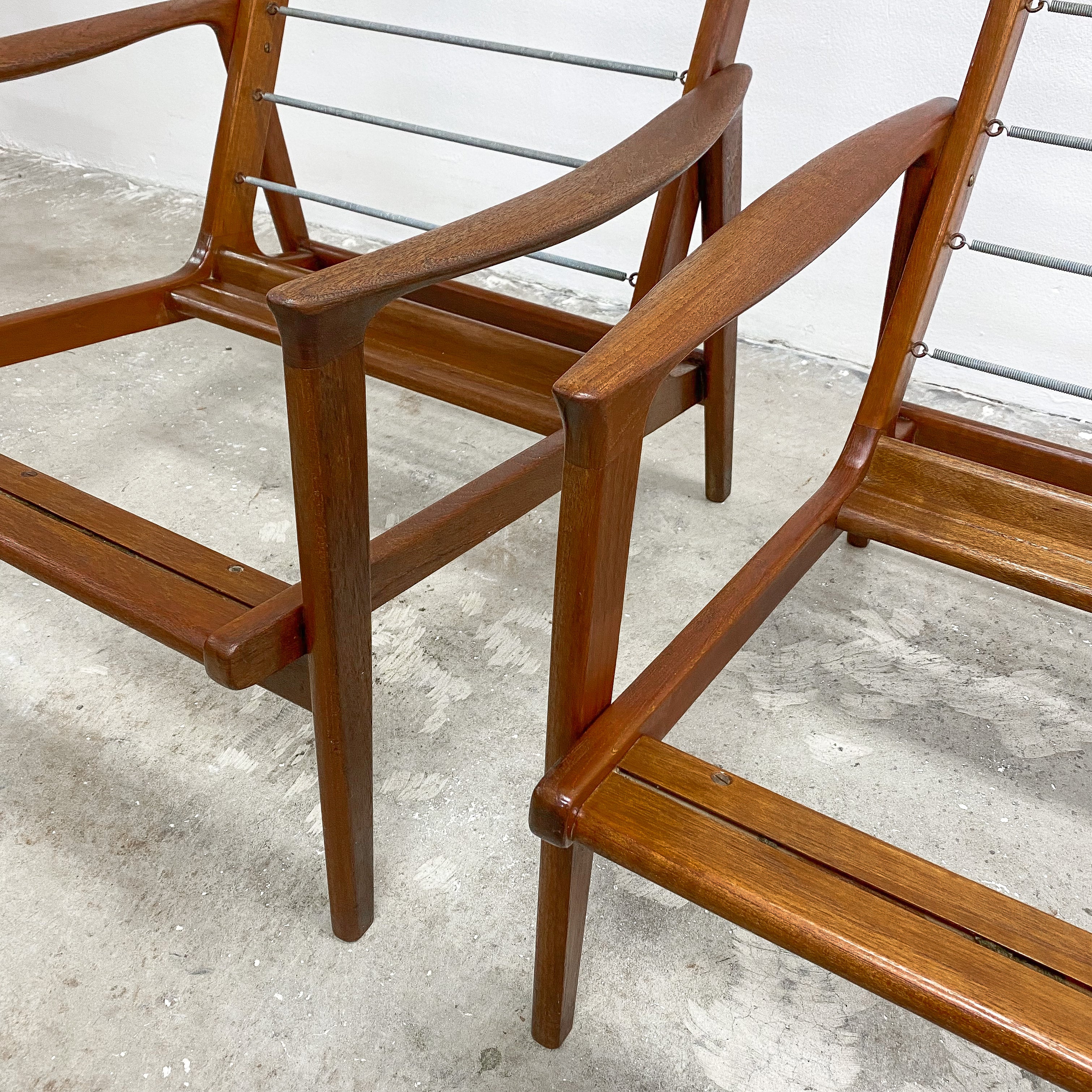 Parker High Back Mid Century Armchairs - One Available– The Design Ark