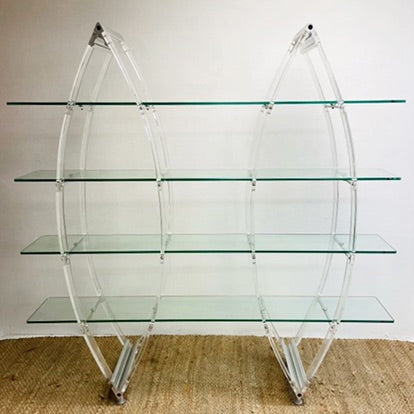 Futuristic European Glass Shelving Unit – The Design Ark