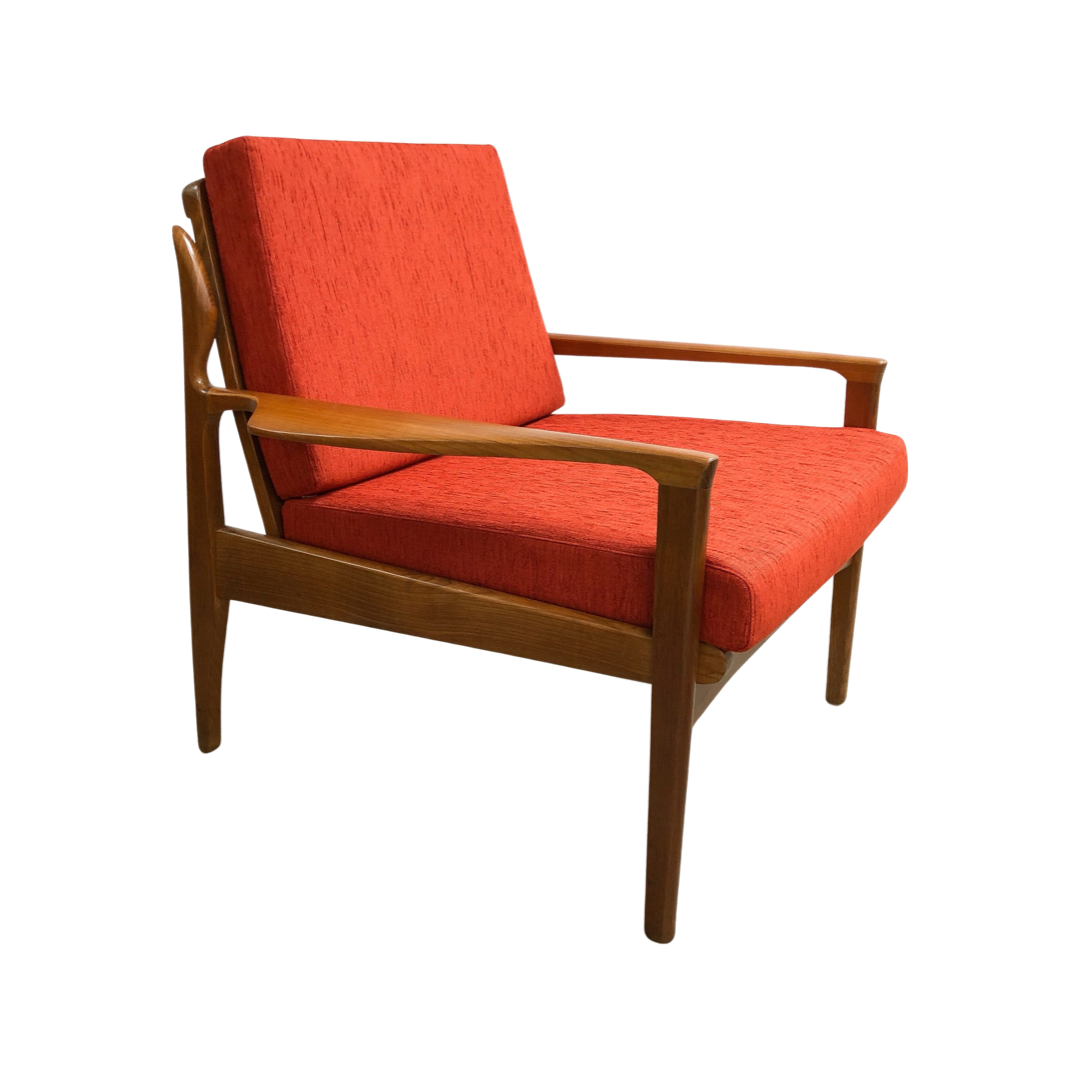 Fler Narvik Mid Century Armchair Restored and Reupholstered– The Design Ark