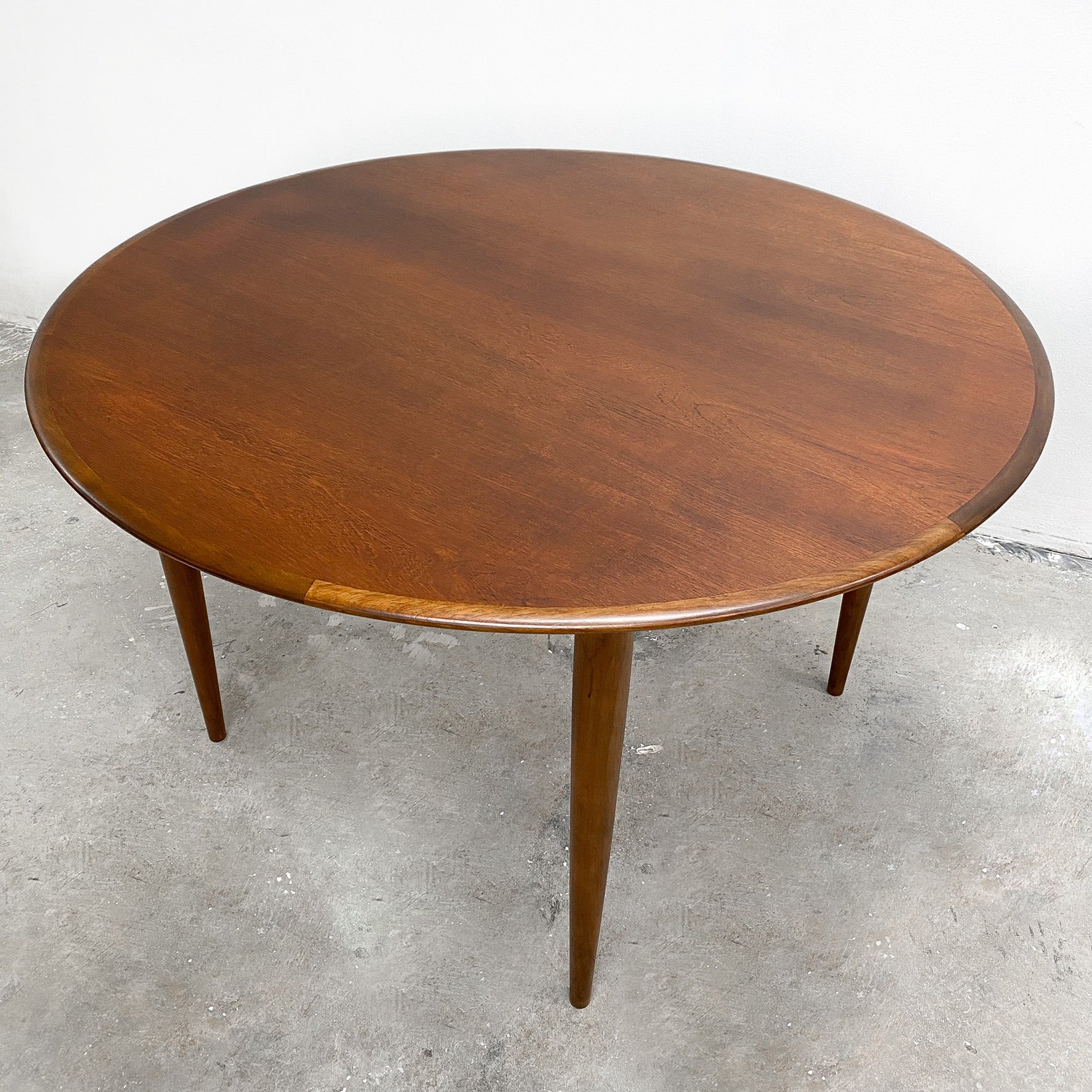 Parker Mid Century Round Dining Table Professionally Restored– The ...