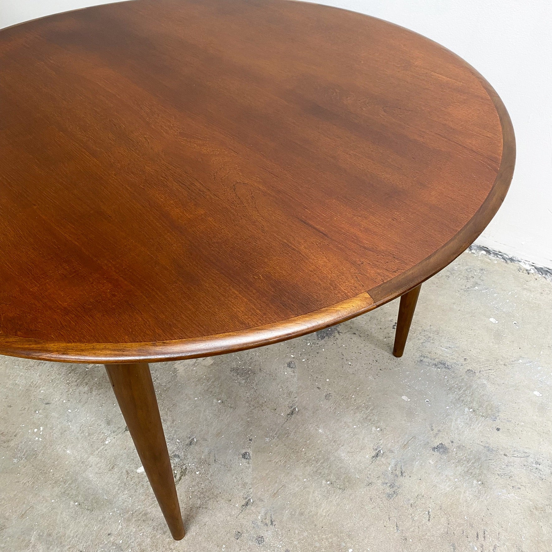Parker Mid Century Round Dining Table Professionally Restored– The ...