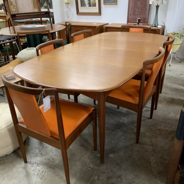 Largest Mid Century Parker Teak Dining Extension Table – The Design Ark