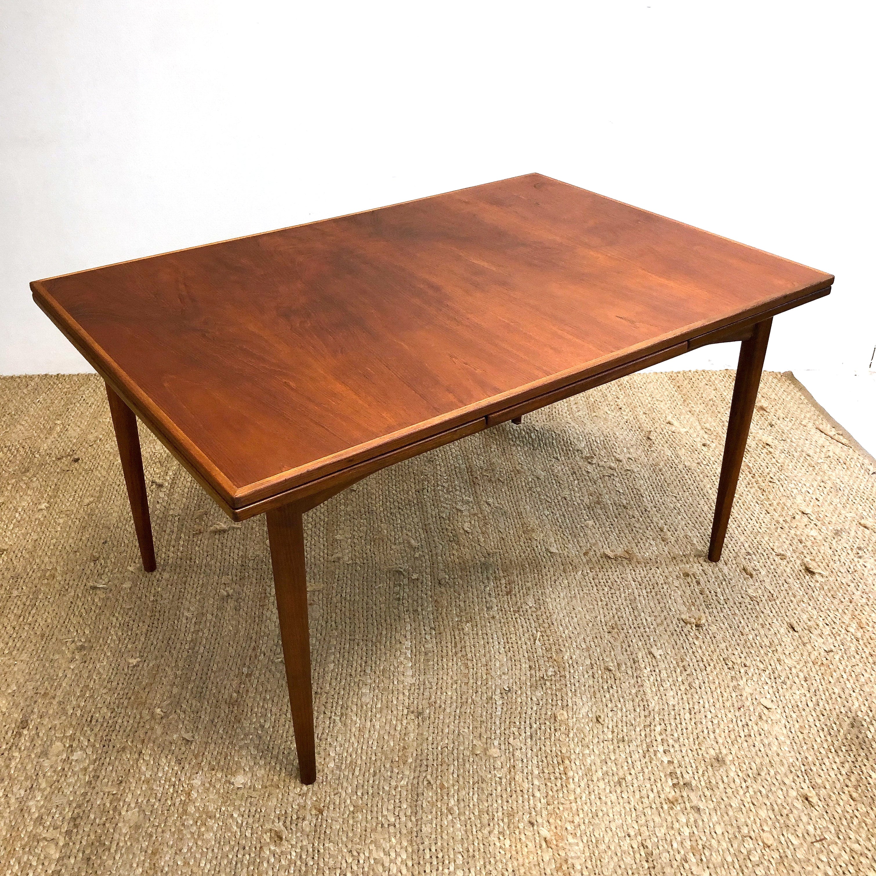 Parker Mid Century Teak Extension Dining Table– The Design Ark